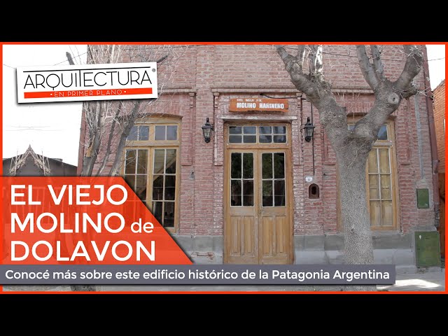 Viejo Molino Harinero de Dolavon - Arquitectura en primer plano