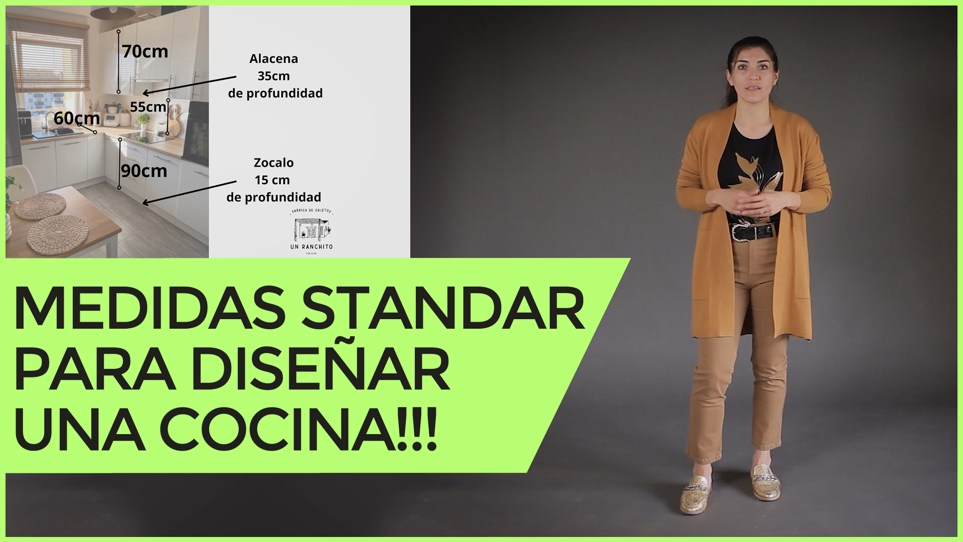 Medidas ESTÁNDAR para diseñar los MUEBLES de COCINA - Arquitectura en ...